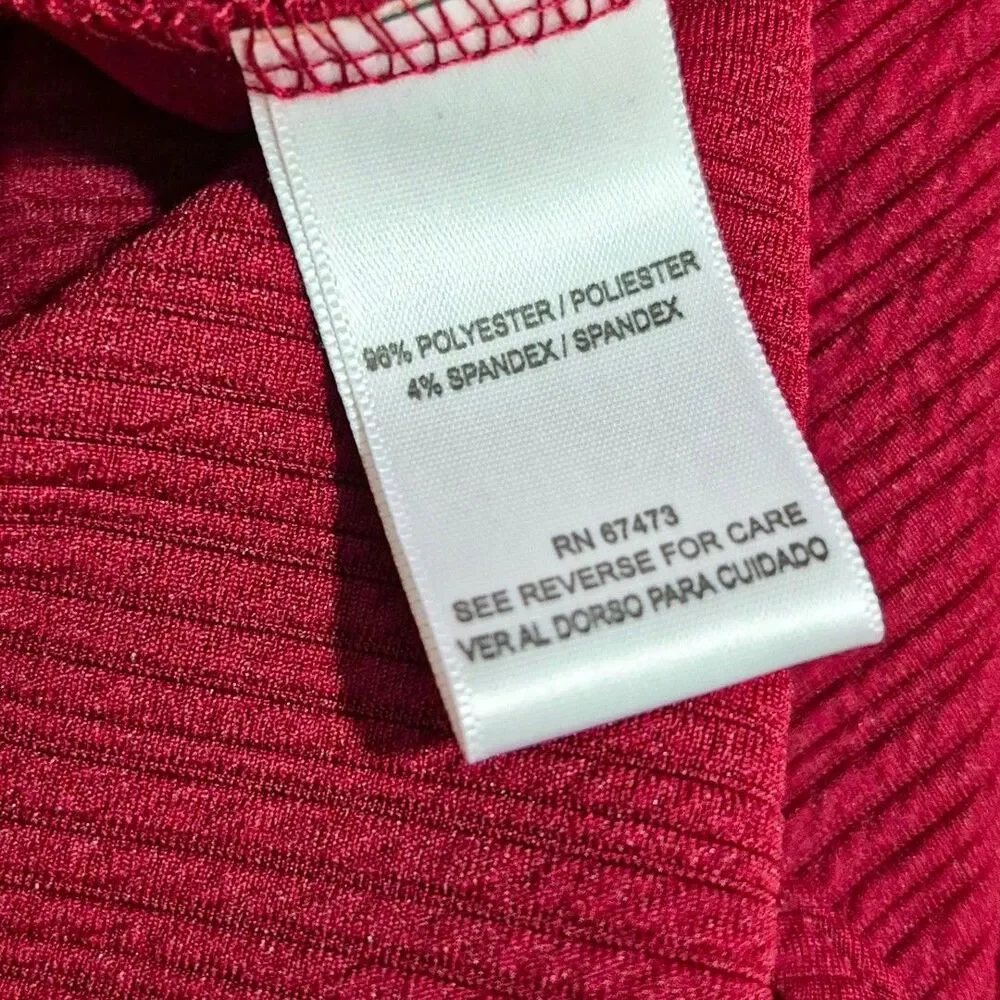 Danny & Nicole | Dresses | Nwt Danny Nicole 6w Burgundy Fit Flare Midi ...